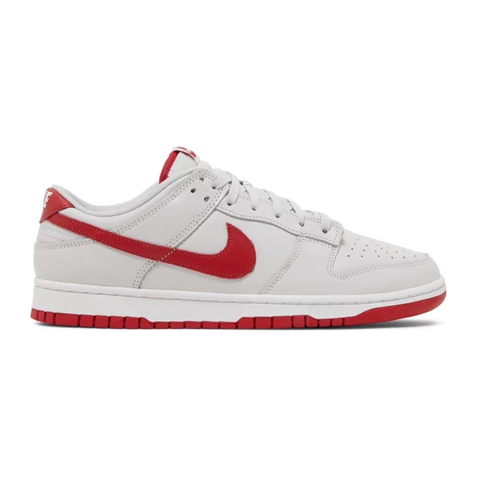 Nike Dunk Low, Vast Grey Varsity Red – Impossible Kicks