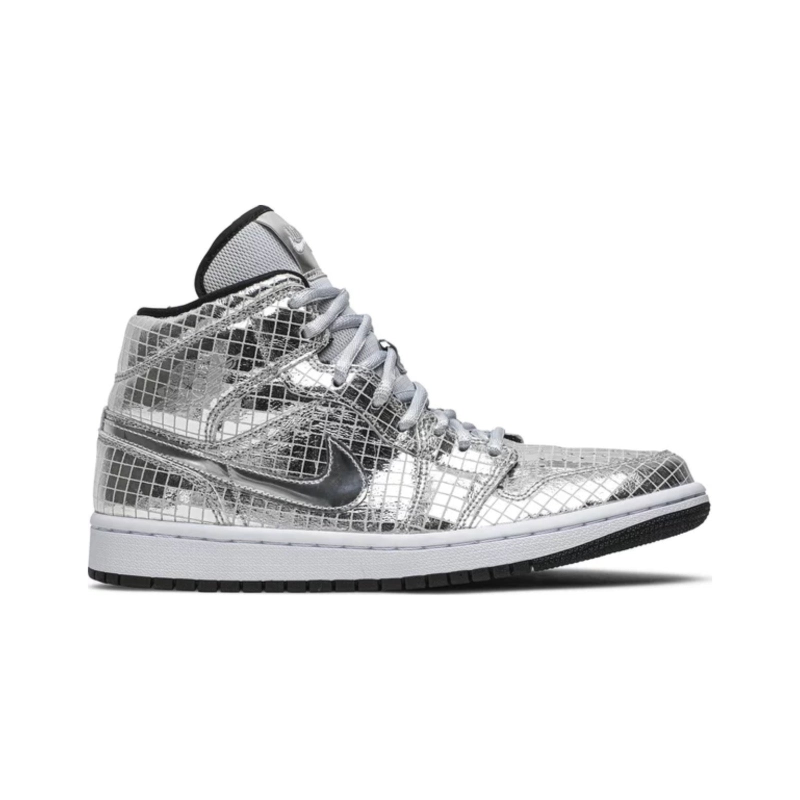 Women's Air Jordan 1 Mid, Disco Ball – Impossible Kicks